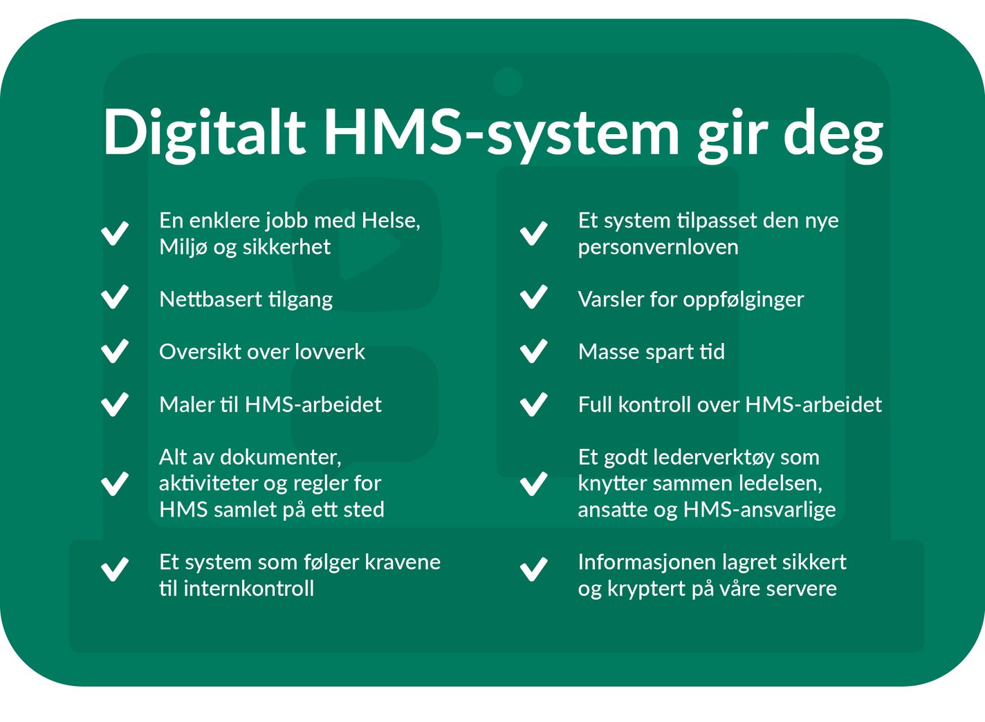 Hvorfor trenger du et HMS-system?